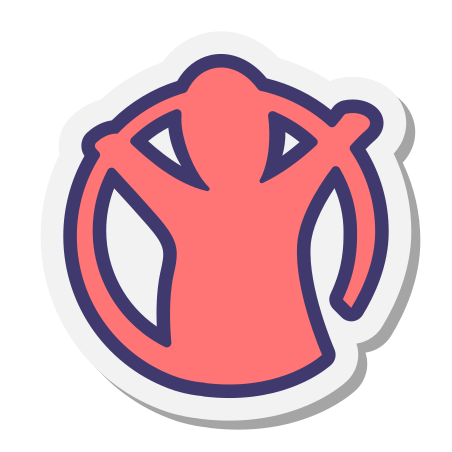 Save the Children icon in Stickers Style