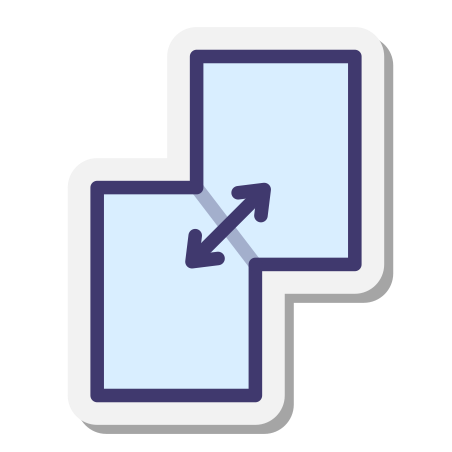 Separate Document icon in Stickers Style