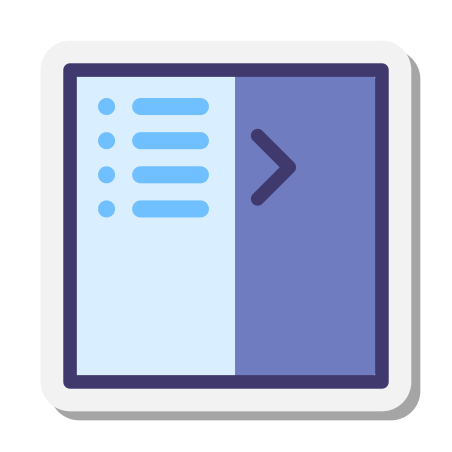 Show Sidepanel icon in Stickers Style