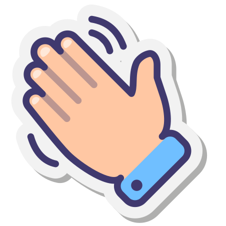 So So icon in Stickers Style