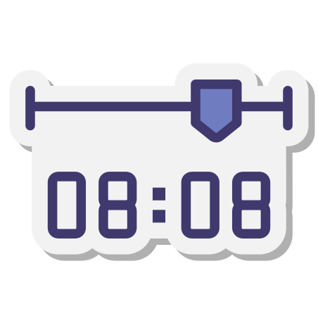 Time Slider icon in Stickers Style