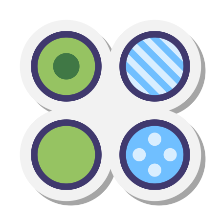 Variation icon in Stickers Style