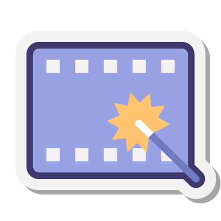 Visual Effects icon in Stickers Style