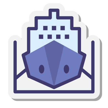 Wharf icon in Stickers Style