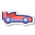 F1 Car icon in Stickers Style