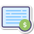 Invoice icon in Stickers Style