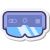 Microsoft HoloLens icon in Stickers Style
