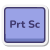 Print Screen icon in Stickers Style