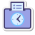 Time Card icon in Stickers Style