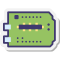 Arduino Uno Board icon in Stickers Style