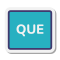Que icon in Stickers Style