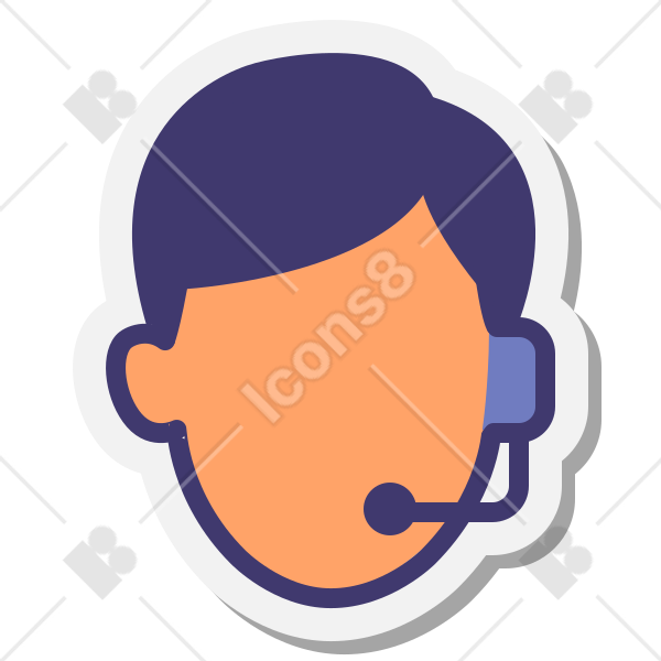 Call Center Icon Vector