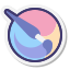 Krita icon in Stickers Style