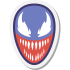 Venom Head icon in Stickers Style
