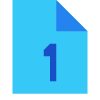 One Page icon in Tiny Color Style