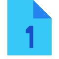 One Page icon in Tiny Color Style