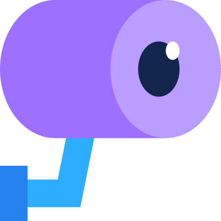 Bullet Camera icon in Tiny Color Style