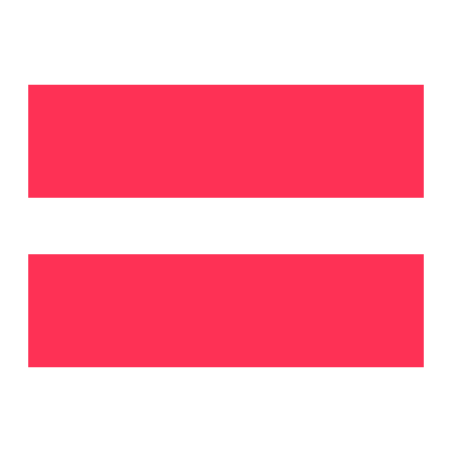 Equal Sign icon in Tiny Color Style