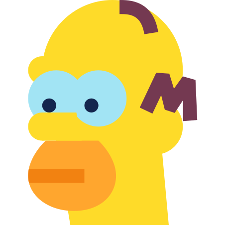 Homer Simpson icon in Tiny Color Style