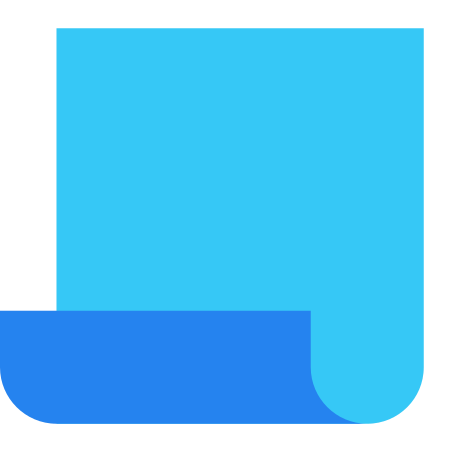 Sheet of Paper icon in Tiny Color Style
