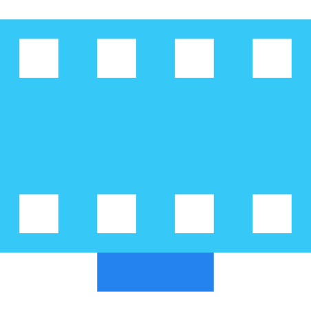 Showing Video Frames icon in Tiny Color Style