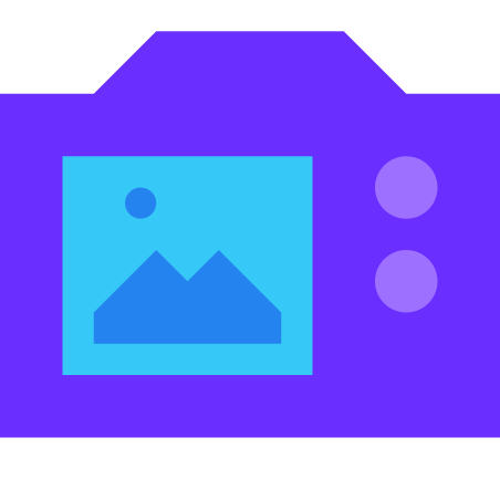 SLR Back Side icon in Tiny Color Style