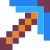 Minecraft Pickaxe icon in Tiny Color Style