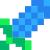 Minecraft Sword icon in Tiny Color Style