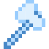 Minecraft Axe icon in Blue UI Style