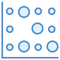 Heat Map icon in Blue UI Style
