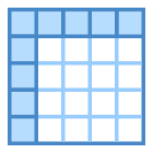 Data Sheet icon in Blue UI Style