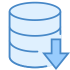 Database Export icon in Blue UI Style