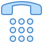 Number Pad icon in Blue UI Style