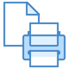 Page Setup icon in Blue UI Style