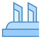 Road Spikes icon in Blue UI Style