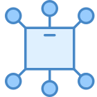Multichannel icon in Blue UI Style
