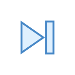 End icon in Blue UI Style