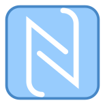 NFC Logo icon in Blue UI Style