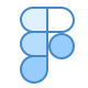 Figma icon in Color Hand Drawn Style