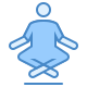 Floating Guru icon in Ice Cream Style