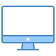 iMac icon in Cute Outline Style