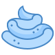 Poo icon in Ice Cream Style