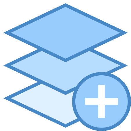 Add Layer icon in Blue UI Style