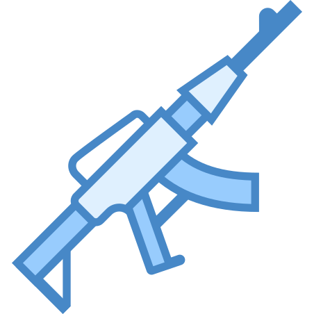 Assault Rifle icon in Blue UI Style