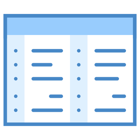 Cashbook icon in Blue UI Style