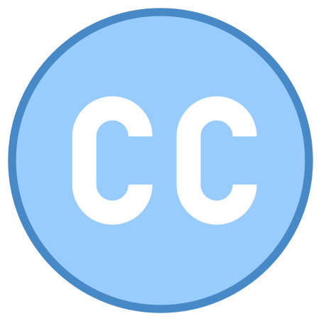 Creative Commons icon in Blue UI Style