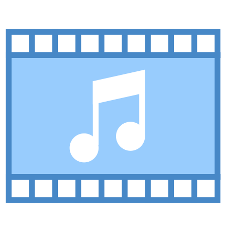 Film Soundtracks icon in Blue UI Style