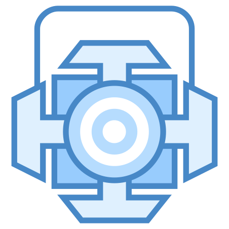 Fresnel Lantern icon in Blue UI Style