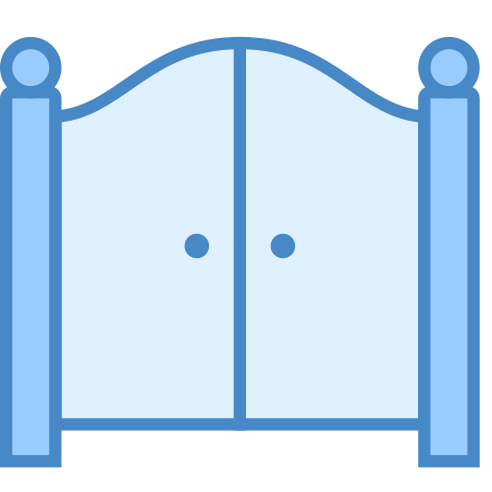 Gate icon in Blue UI Style