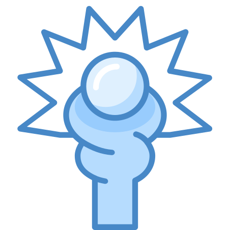 Mage Staff icon in Blue UI Style